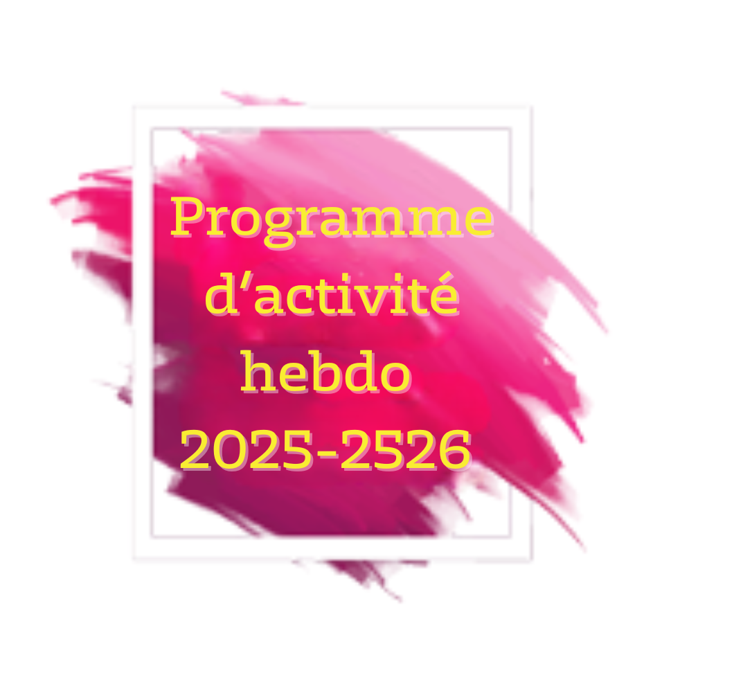 Programme d’activités hebdo – MJC Bussières